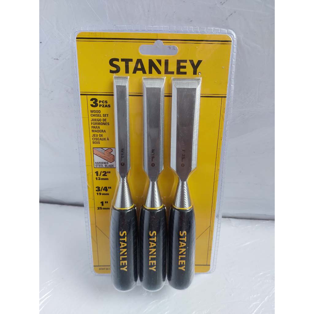 Stanley Wood Chisel Set 3-Piece NewUSA | Shopee Malaysia