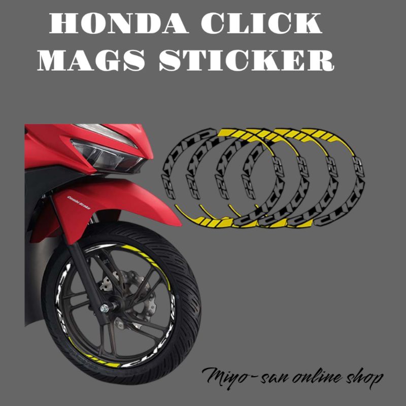 HONDA CLICK MAG'S STICKER | Shopee Malaysia