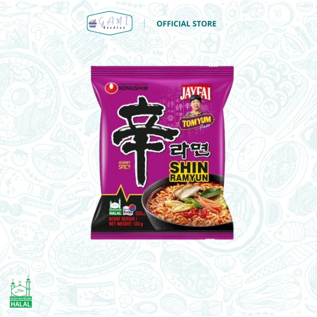 Nongshim - Jayfai Shin Ramyun Tom Yum Noodles - Halal | Shopee Malaysia