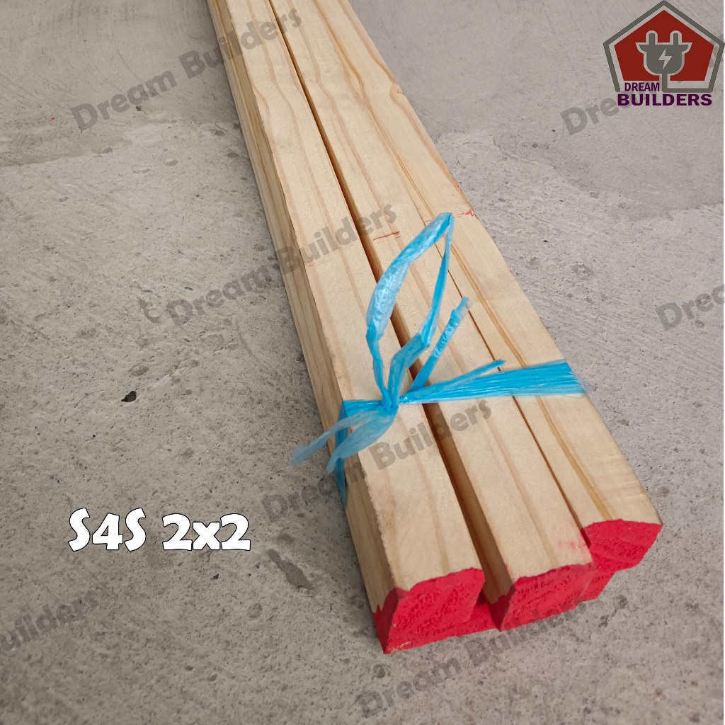 PINE WOOD S4S 1x2 / 2x2 Sold Per Piece (2ft,3ft or 4 FEET) | Shopee ...