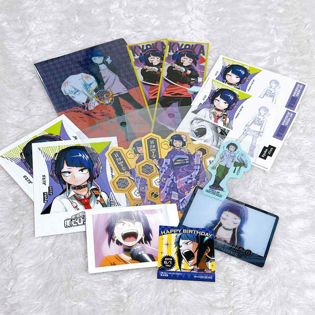 OFFICIAL My Hero Academia MHA BNHA Boku No Jiro Kyoka Paper Merch Pasha ...