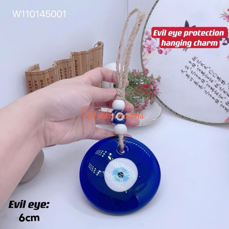 (wikacharms) evil eye protection wind chime | Shopee Malaysia