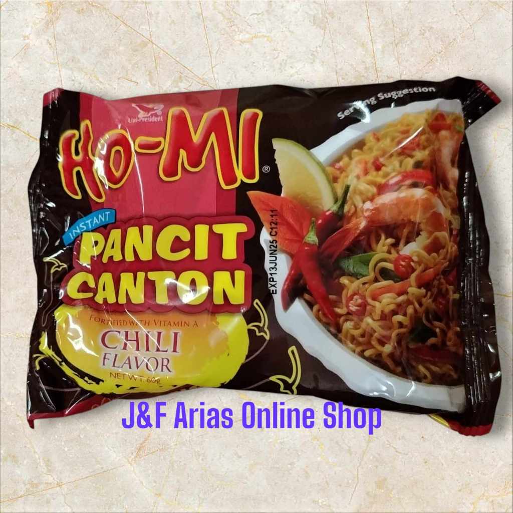 Ho-Mi The Good Noodle / Instant Pancit Canton (pack of 4)- 60g | Shopee ...