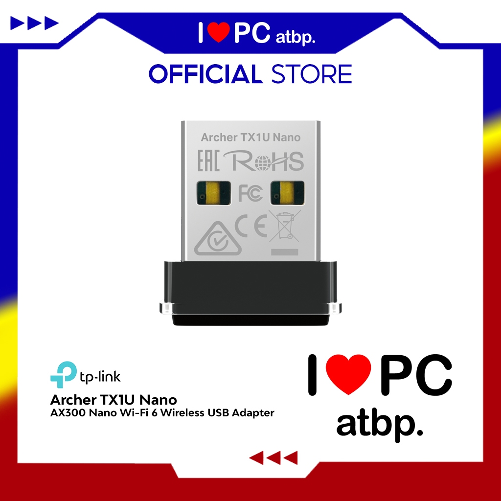 TPLINK Archer TX1U Nano- AX300 Nano Wi-Fi 6 Wireless USB Adapter ...