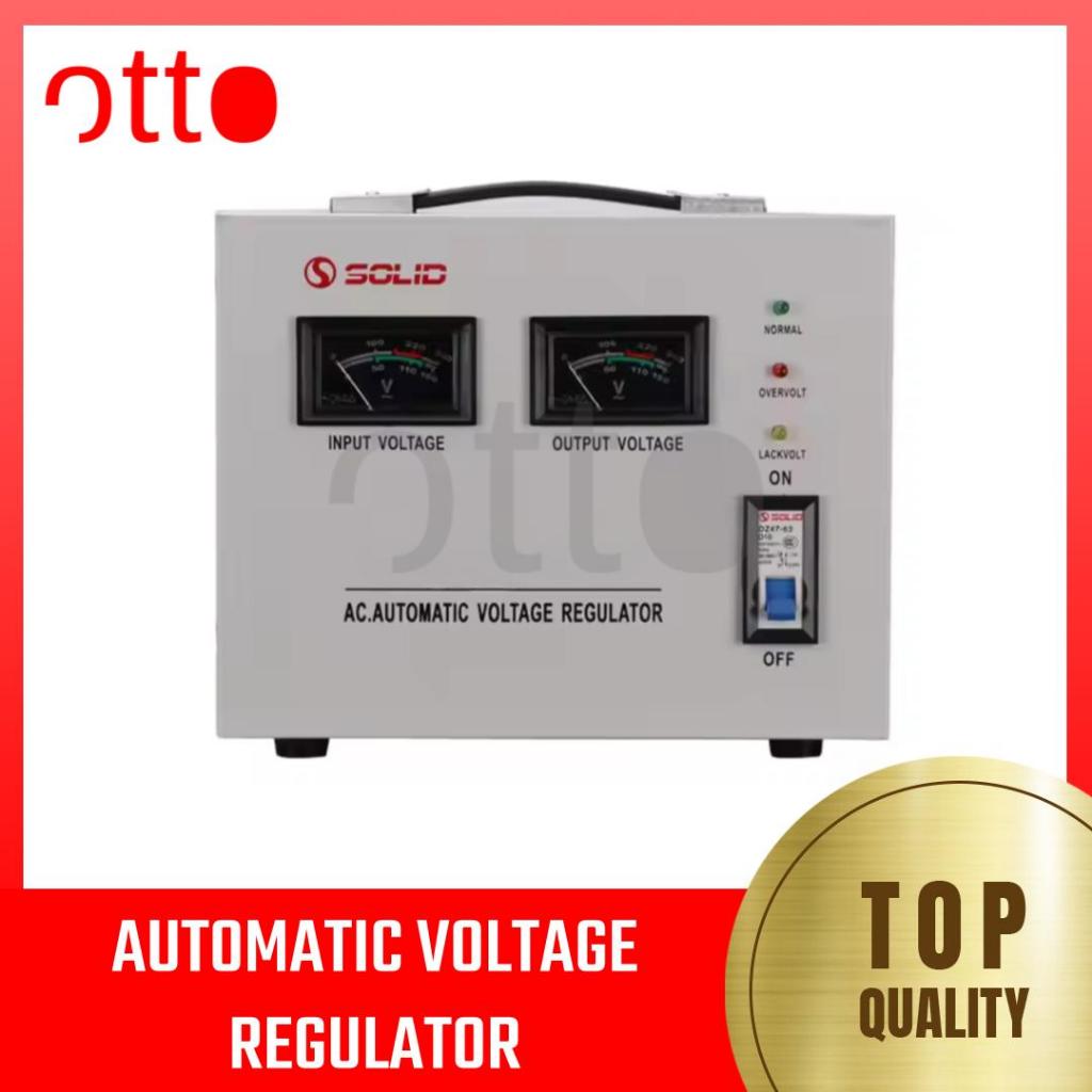 SOLID SVC-5KVA & TND-3000VA 3KVA Single Phase 220V Automatic Servo ...