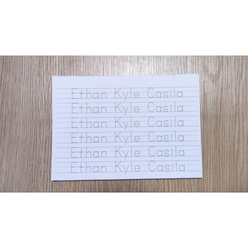Tracing Pad for Kids Customized names, numbers, shapes, lines | Shopee ...