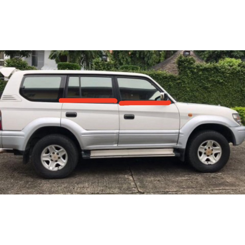 Toyota Land Cruiser Prado LC90 weatherstrip set / window trims ...