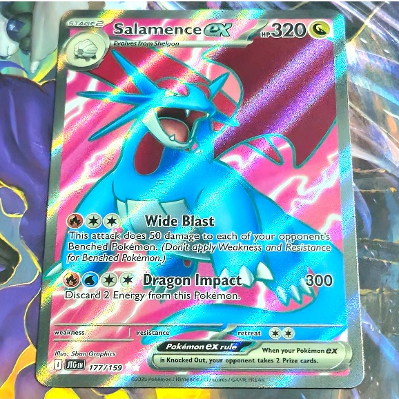 Pokemon TCG Salamence ex Journey Together Full Art Ultra | Shopee Malaysia