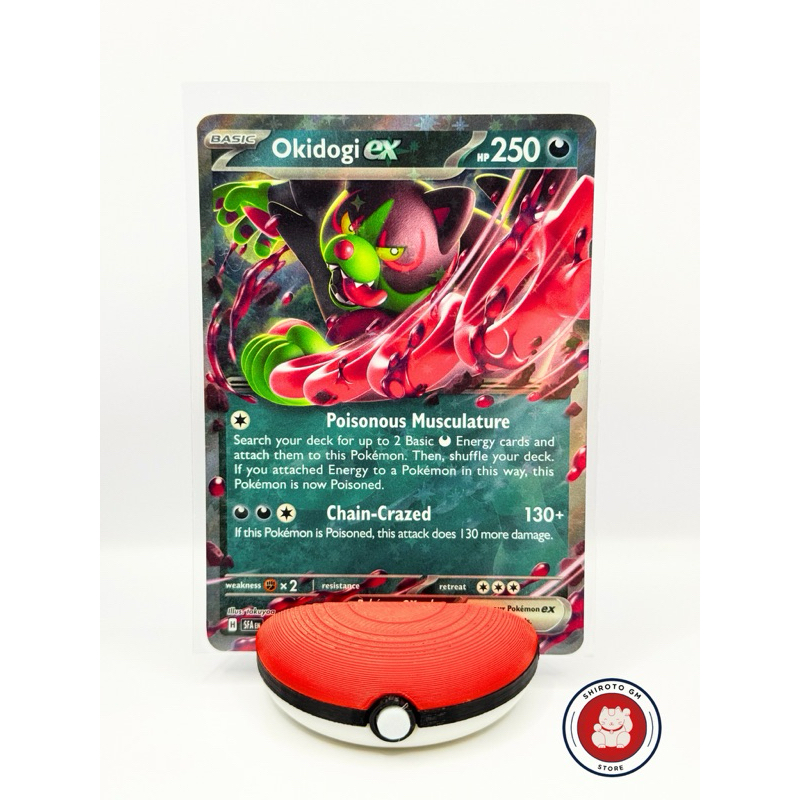 Pokemon TCG: Okidogi ex - 036/064 - SV: Shrouded Fable (SFA) | Shopee ...