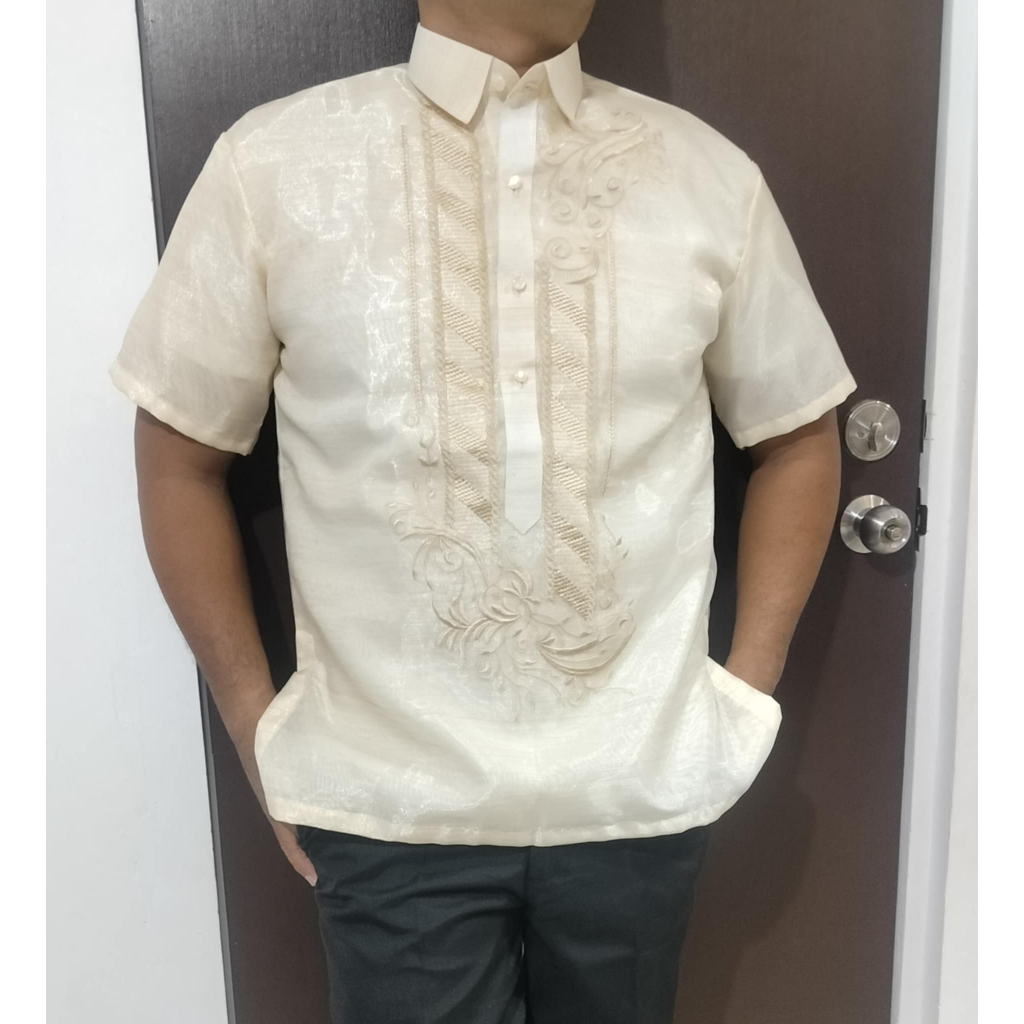 Quality Polo Barong for Men in Random Designs | Shopee Malaysia