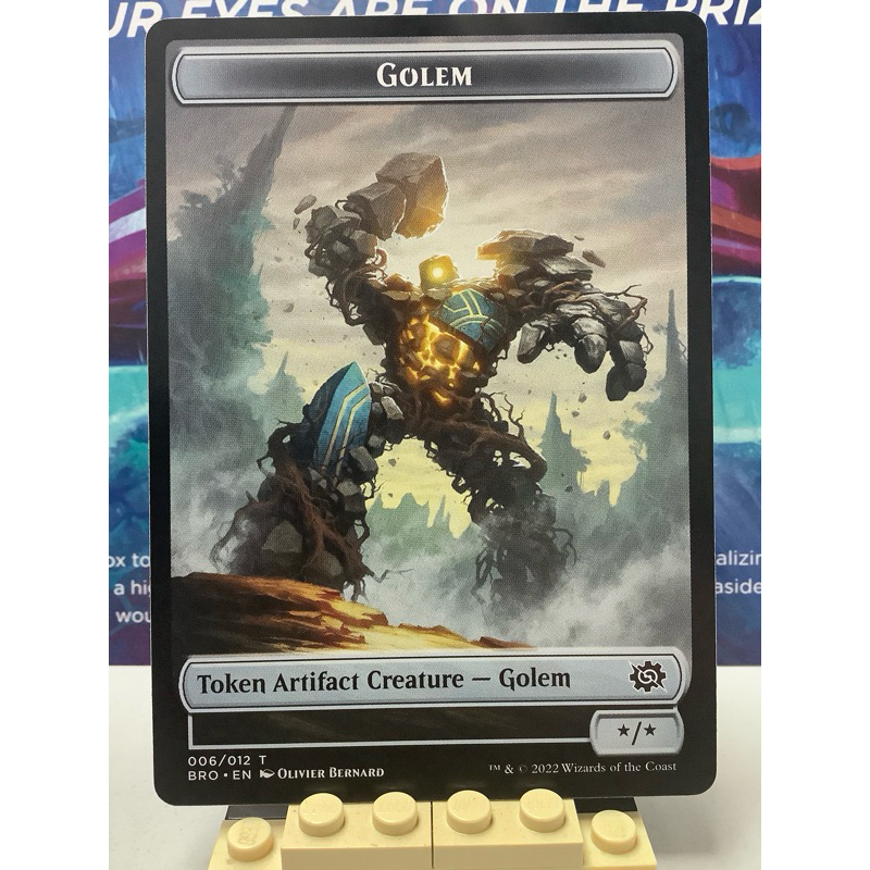 MTG - Golem Token (The Brothers’ War) | Shopee Malaysia