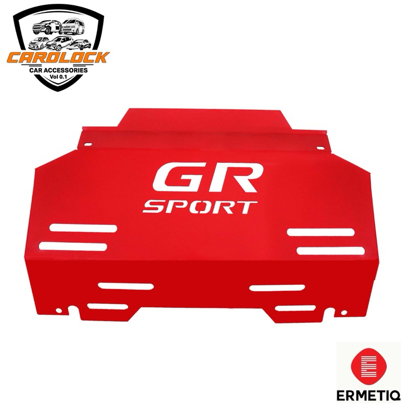 Toyota Hilux Revo Conquest GRS 2016 - 2025 GR Skid Plate Red | Shopee ...