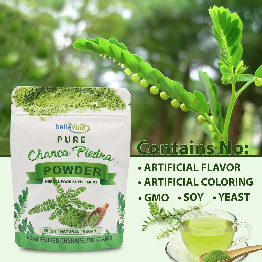 Bellevine Pure Chanca Piedra Powder Herbal Food Supplement 50g ...
