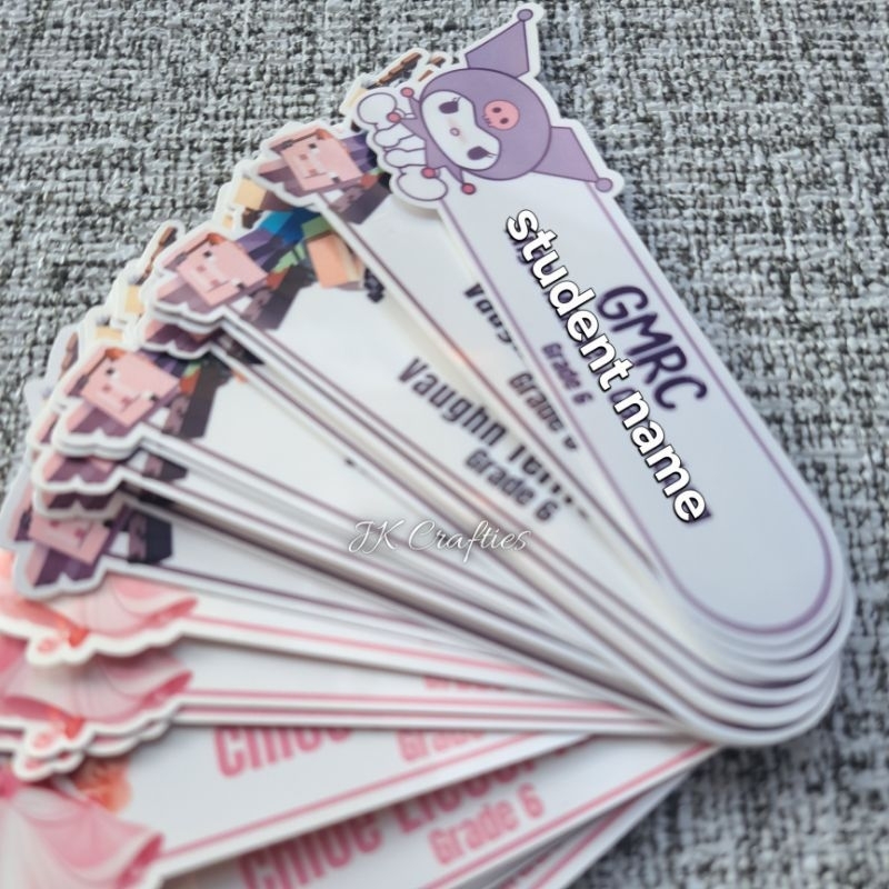 School Subject Stickers, Names, Grade and Section Cut-out Small ...