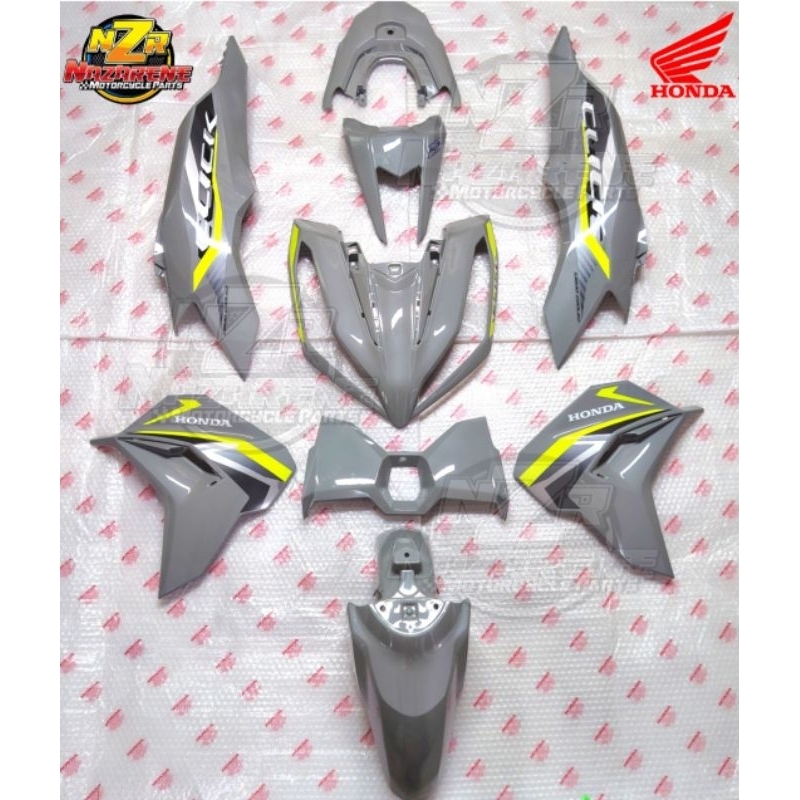 Honda Click 125i V3 set fairings STELLAR BLUE / SYLVESTRIS GRAY ...