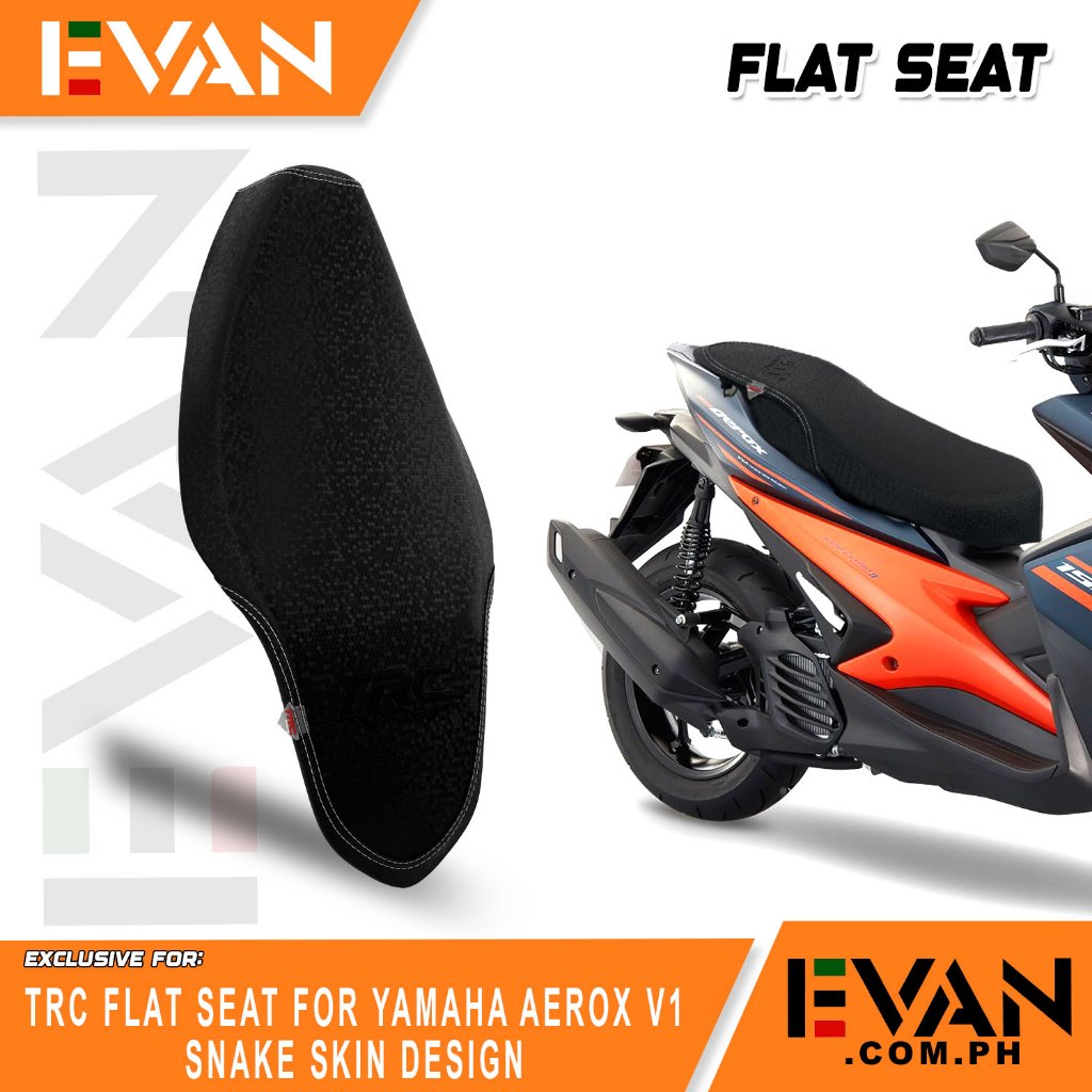 TRC Flat Seat Snake Skin Design for Yamaha Aerox 155 V1 Motorcycle 0706 ...