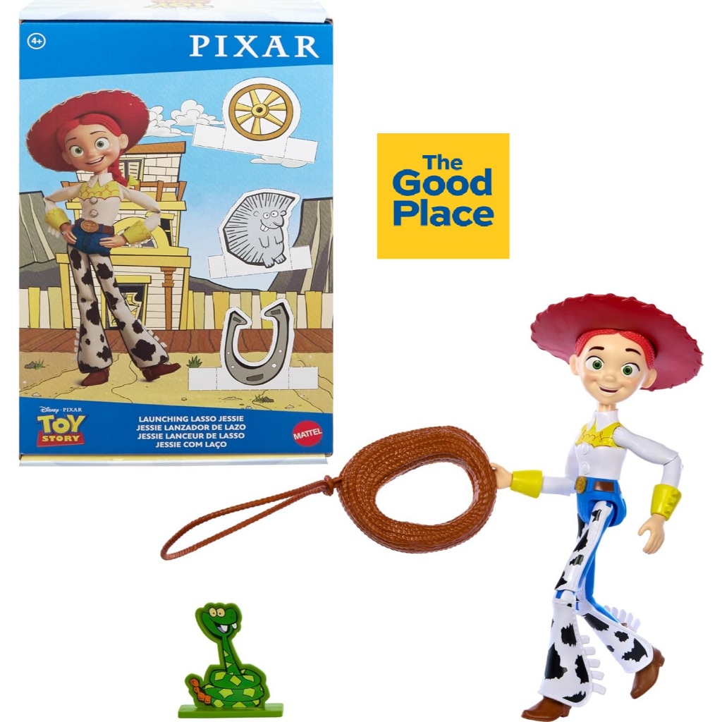 MATTEL Disney and Pixar Toy Story Jessie Launching Lasso 12-inch Figure ...