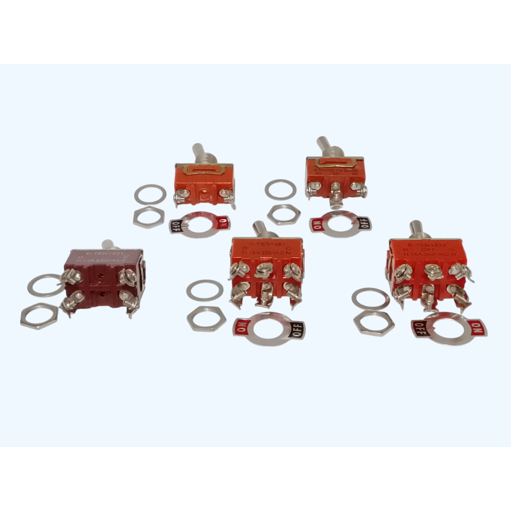 E-TEN TOGGLE SWITCH 10A/125V 15A/250V HEAVY DUTY, 1-PC per ORDER ...