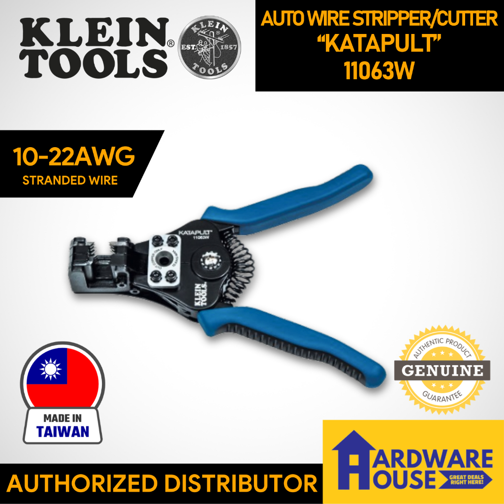 KLEIN TOOLS Automatic Wire Stripper Cutter Electrical 11063W Katapult ...