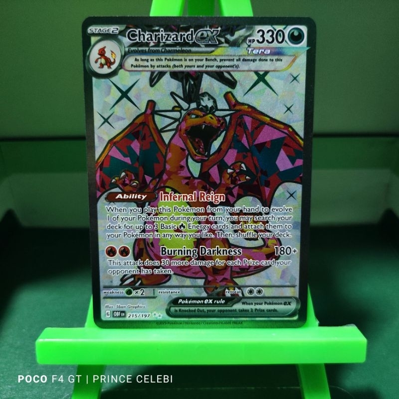 Pokemon TCG - Charizard ex Full Art Tera | Shopee Malaysia
