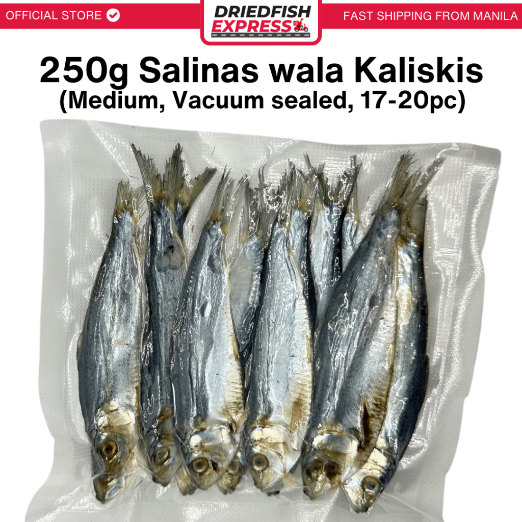 250g Medium Salinas Hubad Wala Kaliskis vacuum sealed | Shopee Malaysia