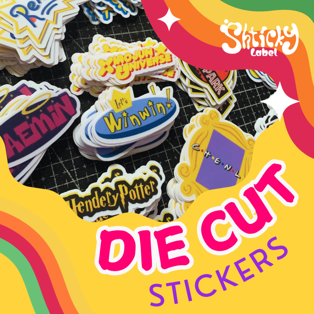 Custom DIE CUT STICKER - Print & Cut | Shopee Malaysia