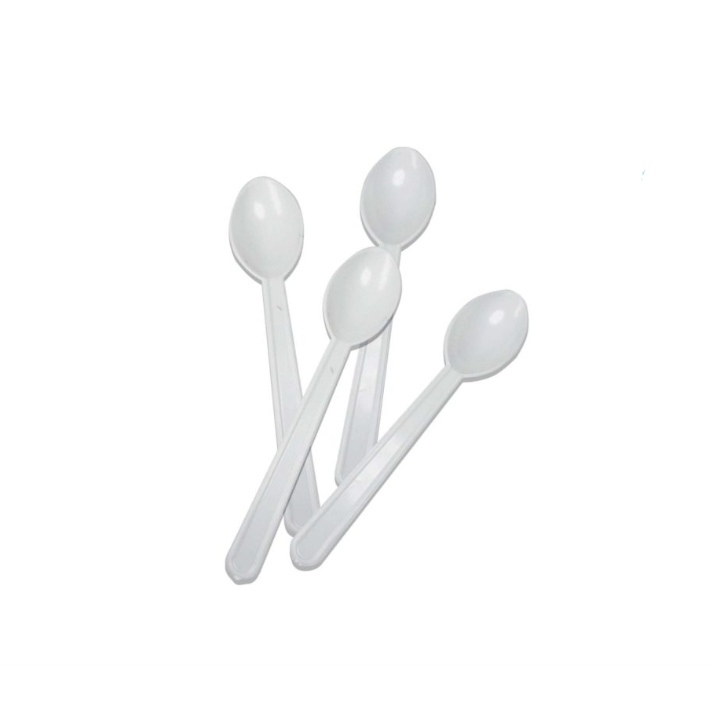 Sundae Spoon Ice Cream Ice Scramble Mini Spoon White Color 1kg Per Sack ...