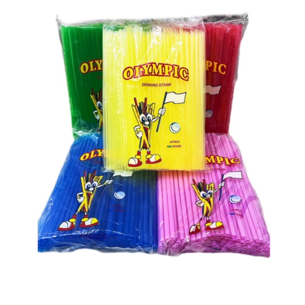 Olympic Drinking Straw 100grams Disposable No Smell Food Grade Soft ...