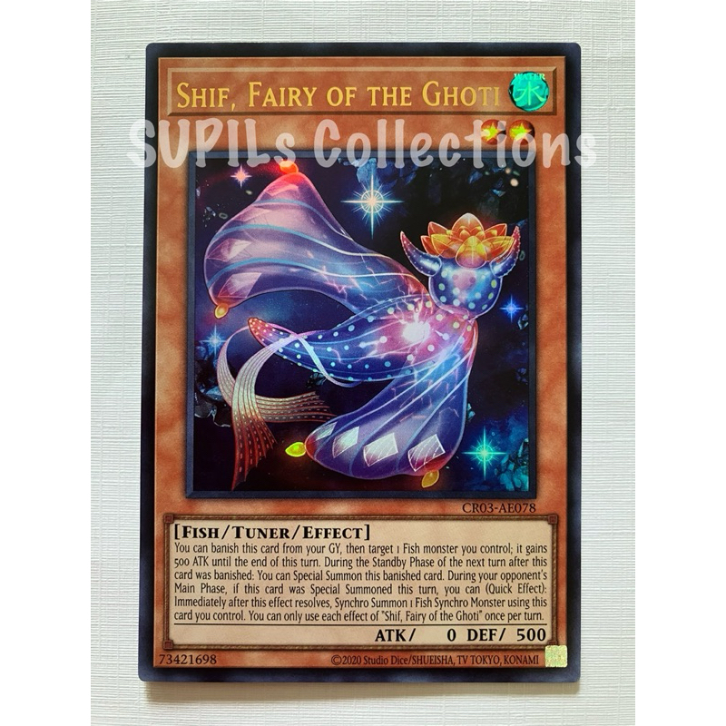 YuGiOh! OCG AE Shif, Fairy of the Ghoti CR03-AE078 (UR) | Shopee Malaysia