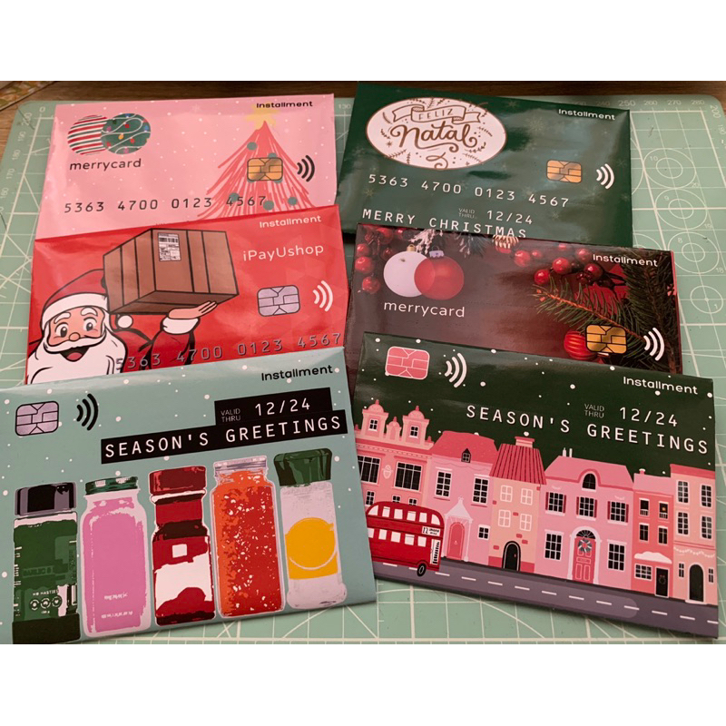 Christmas Money Envelope Angpao ATM Design 6pcs/pack | Shopee Malaysia