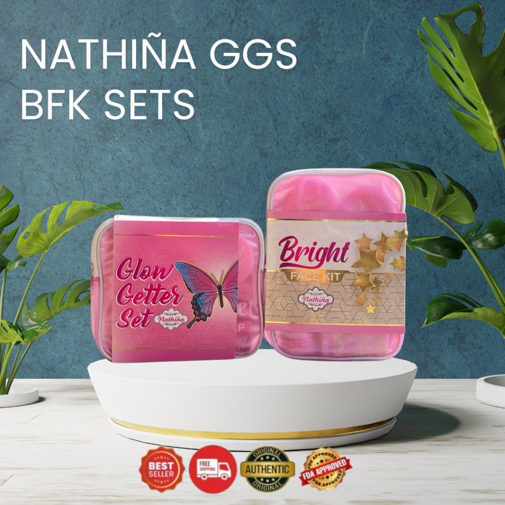 NATHINA GLOW GETTER SET NATHINA BRIGHT FACE KIT NATHINA GOLD DIGGER ...