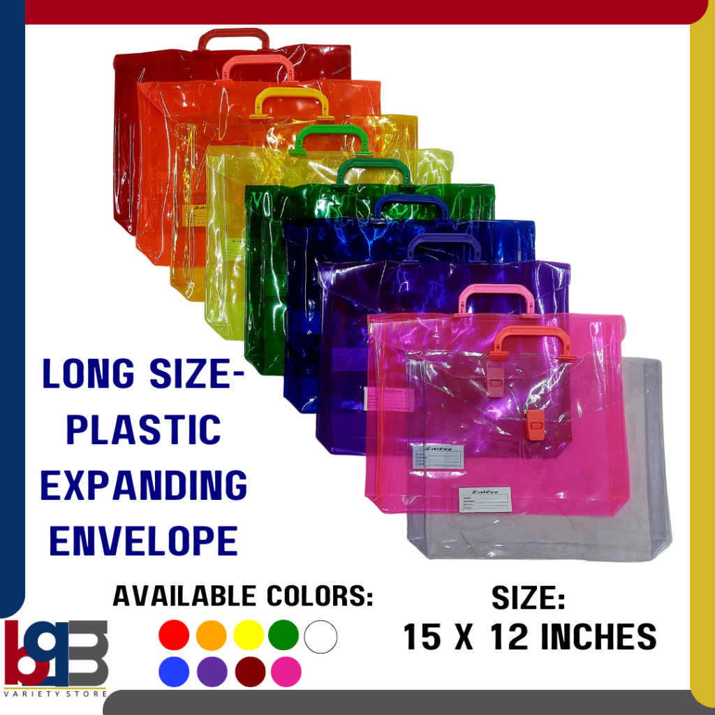 Plastic Expanding Envelope Long 15 X 12 Inches | Shopee Malaysia