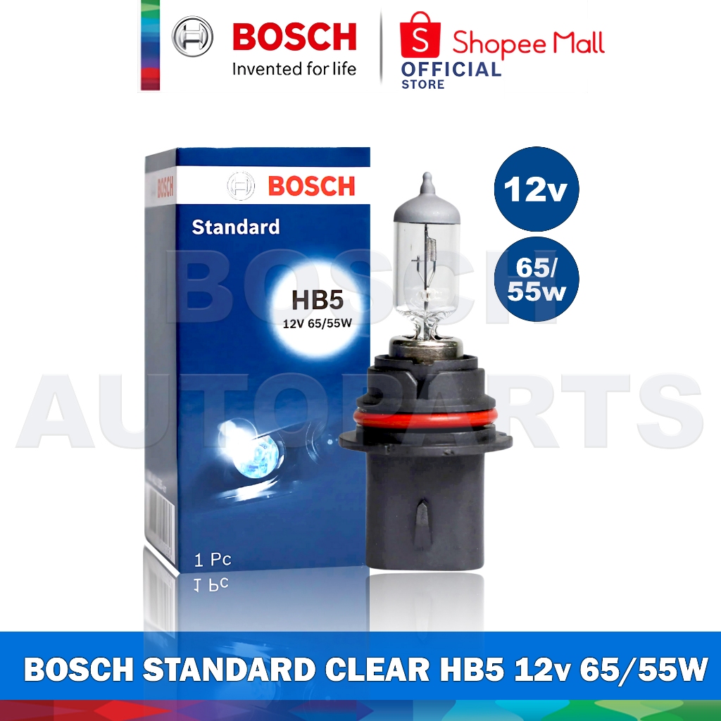 Bosch Bulb Standard Clear HB5 12v 65/55W (9007) | Shopee Malaysia