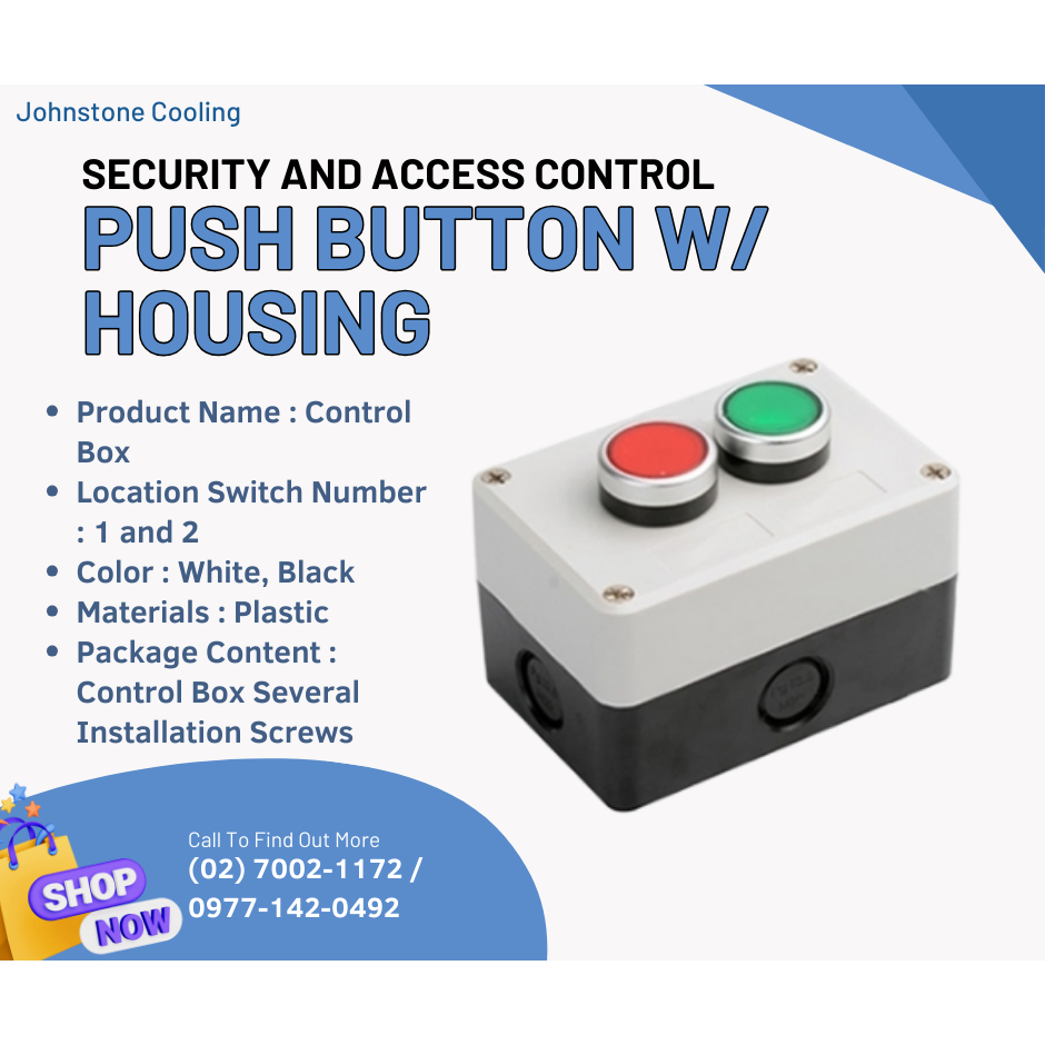 Plastic One and Two Push Button Switch Control Station Box Case 22mm ...
