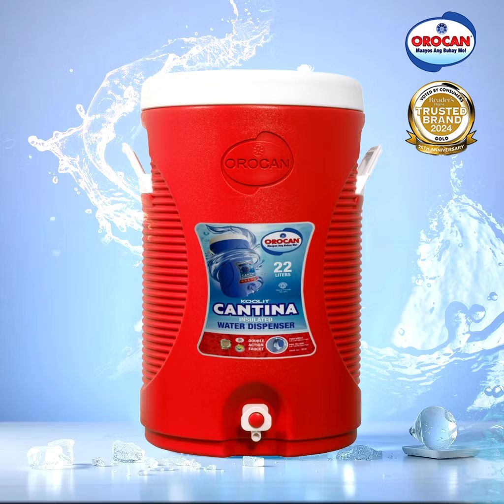 OROCAN KOOLIT CANTINA / INSULATED JUG WATER DISPENSER 22 LITERS / WATER ...