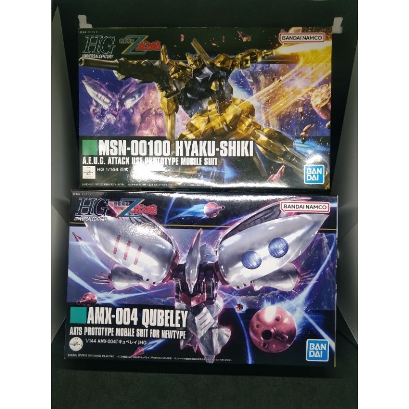 HGUC 195 AMX-004 Quebeley and HGUC 200 MSN-00100 Hyaku Shiki (Sold as a set) | Shopee Malaysia