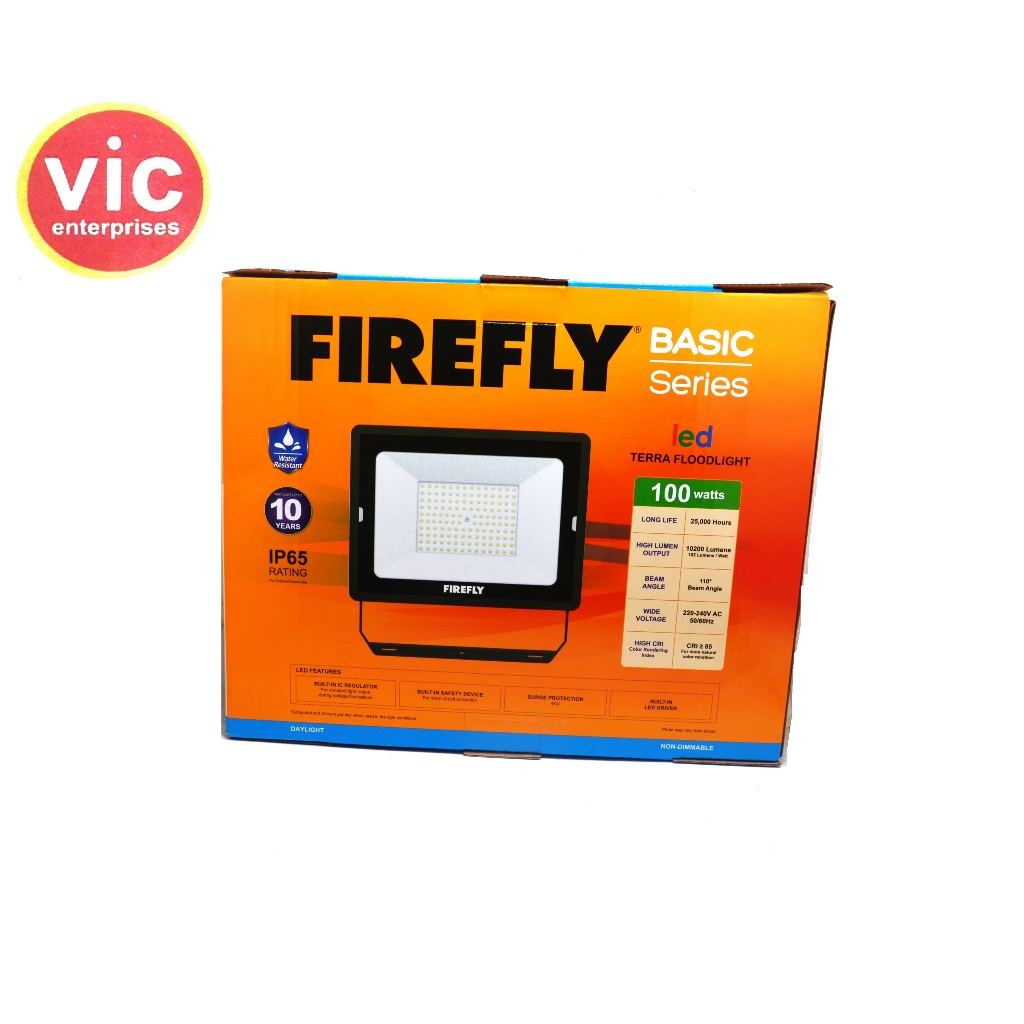 Firefly LED Flood Light 100 Watts, Vic Enterprises | Shopee Malaysia