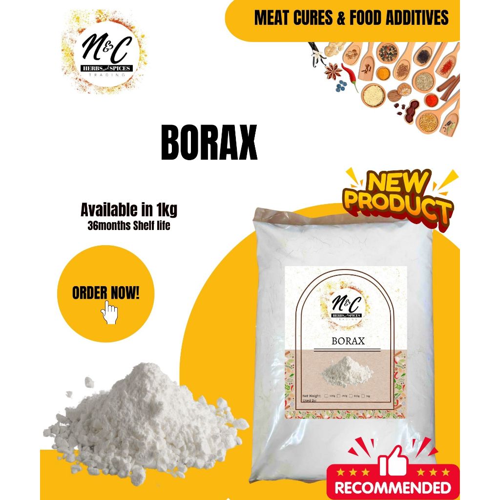 Borax (1 kilo) Sodium Tetraborate Decahydrate (NOT for poolan or ...