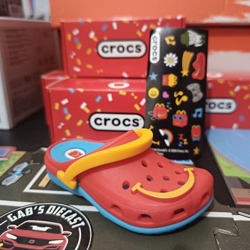 McDonald's x Crocs Keychain McDo Happy Meal Canada Exclusive | Shopee ...