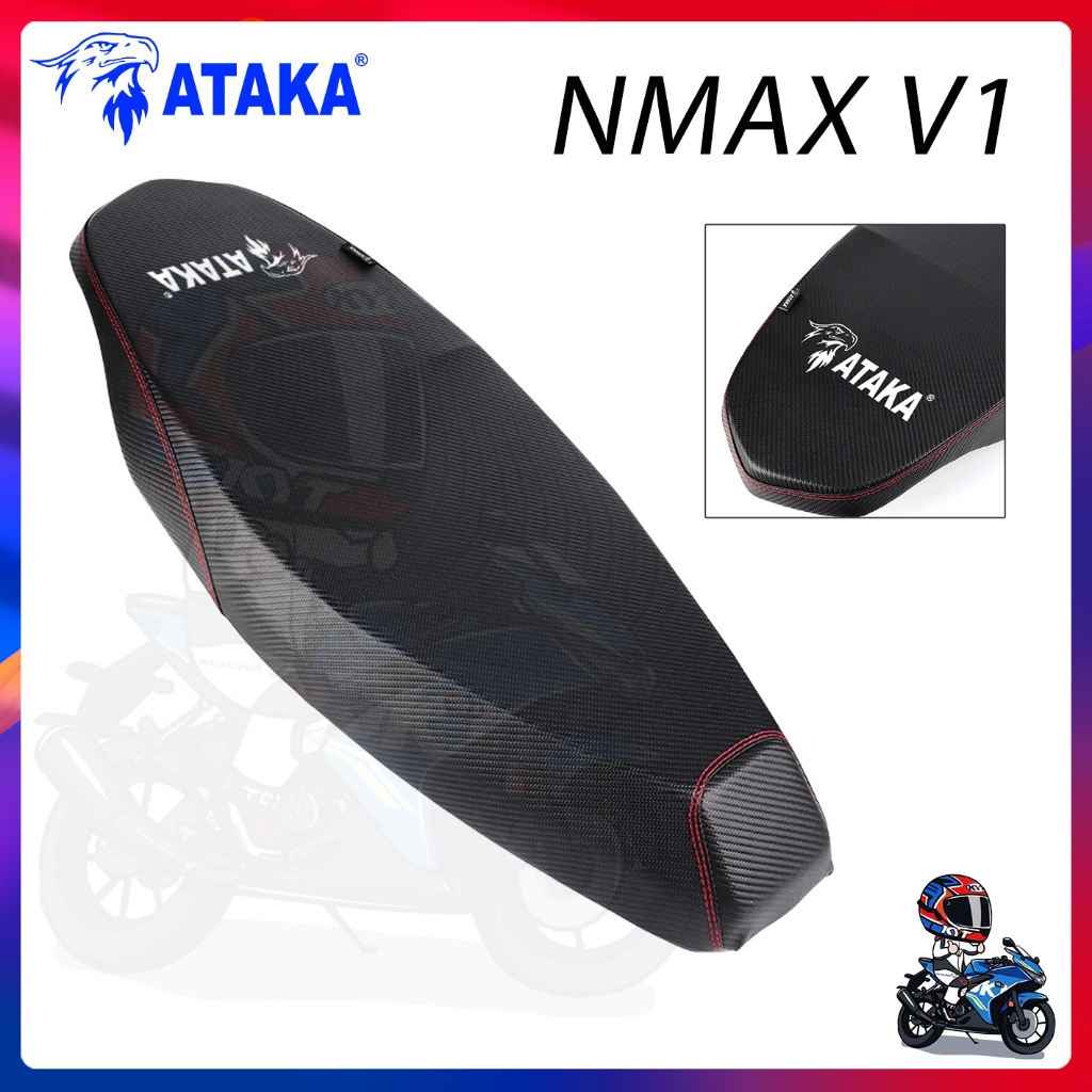 SA KORN /ATAKA Carbon Flat Seat Yamaha NMAX V1 V2 Motorcycle Flat Seat ...