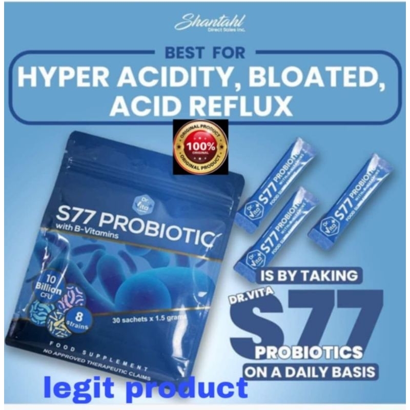 Dr.Vita S77 Probiotics Wtih B-Vitamins(30sachets) | Shopee Malaysia