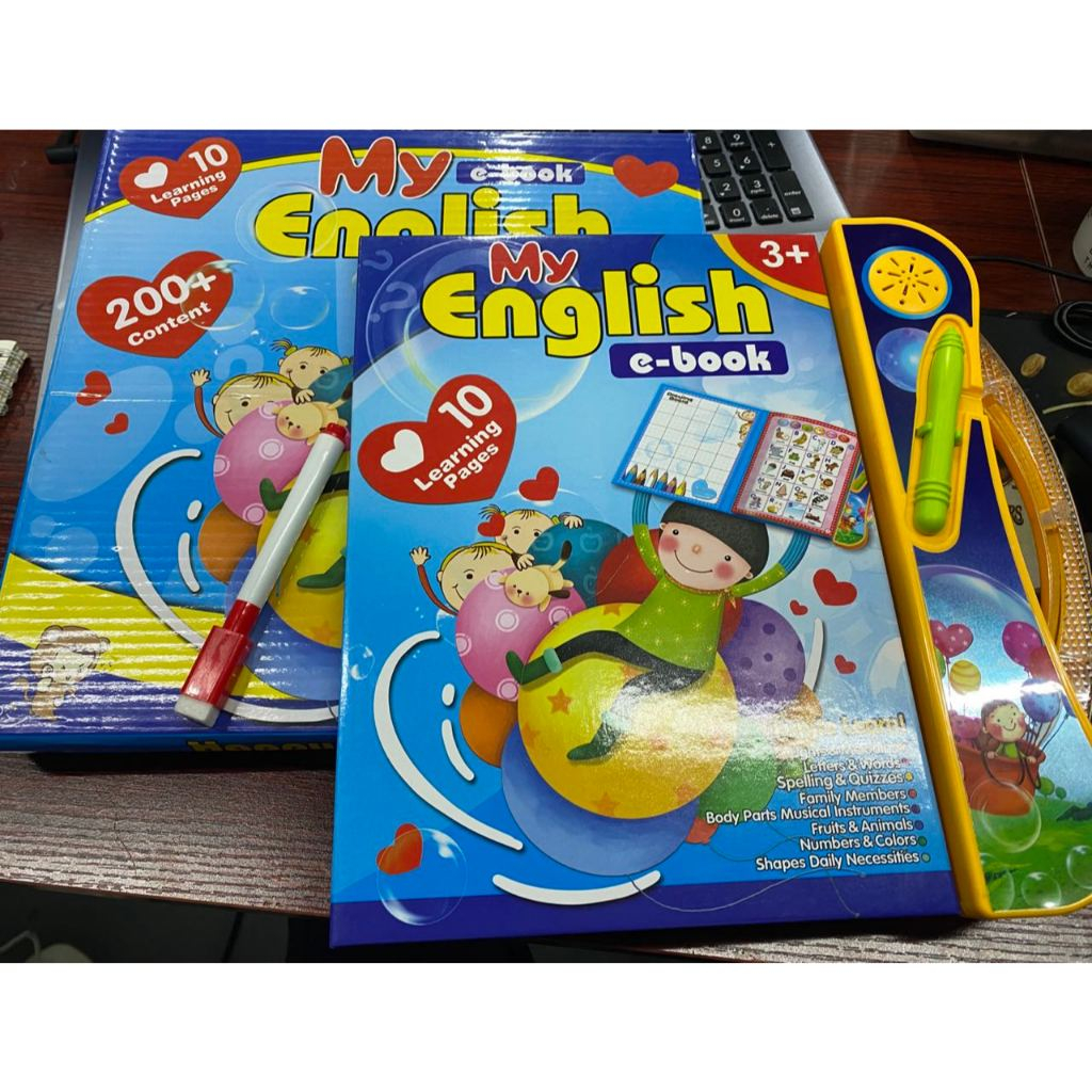 Learning English book with 10 Learning page for kids with speaking ...