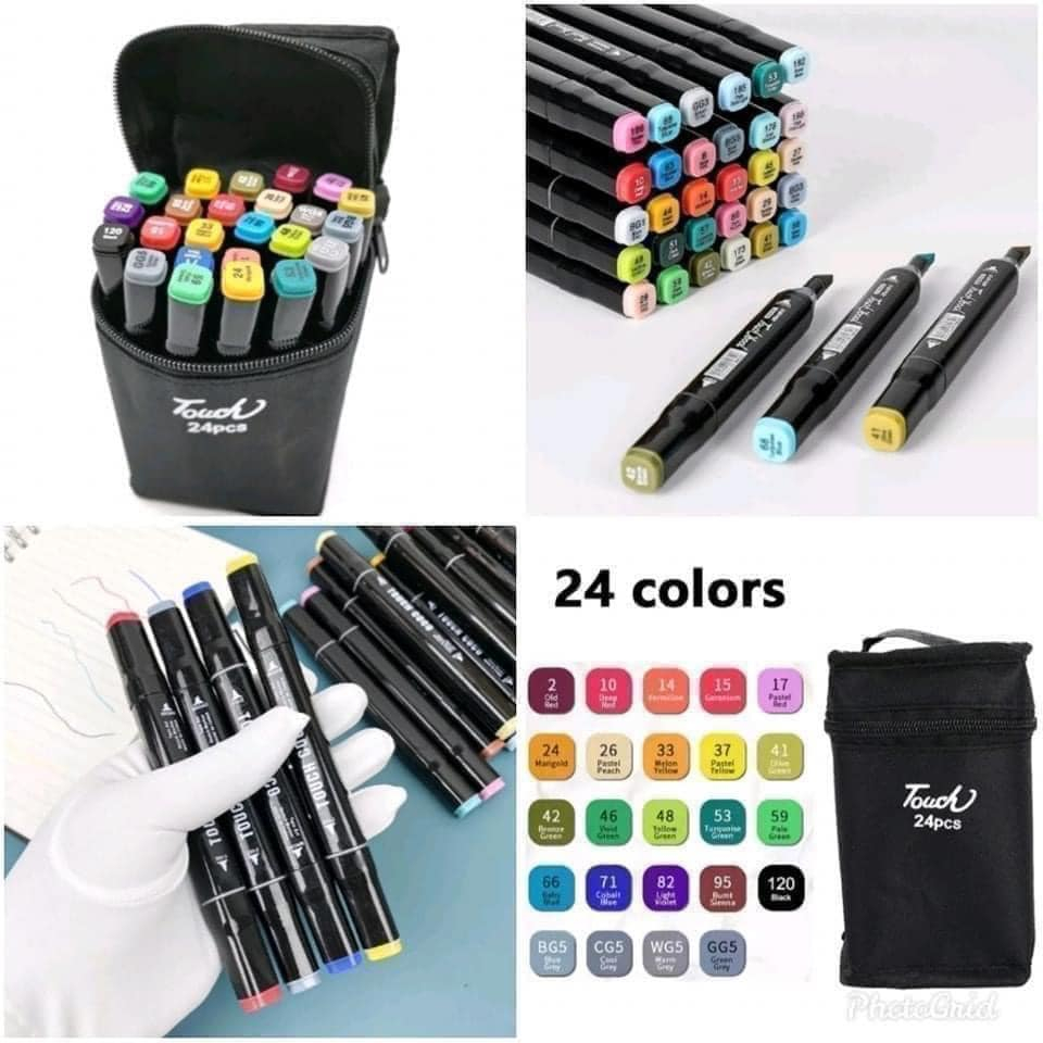24/36/80 Colors Marker Set Sketching Markers Art School Supplies ...