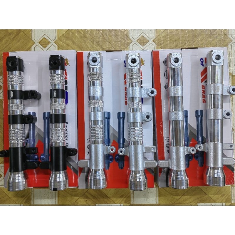 KING OF DRAG LIGHTEN FRONT SHOCK OUTER TUBE FOR RAIDER CARB AND FI ...