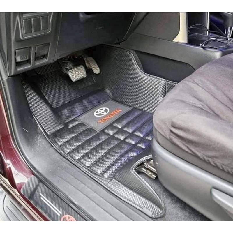 Toyota innova xe 2024 Deep dish matting 3 rows with trunk tray, free ...