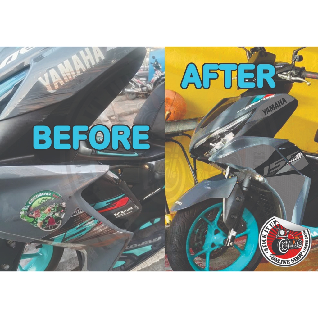 Yamaha Aerox V2 Sticker (Takip Gasgas) (Both Sides Left & Right) w ...