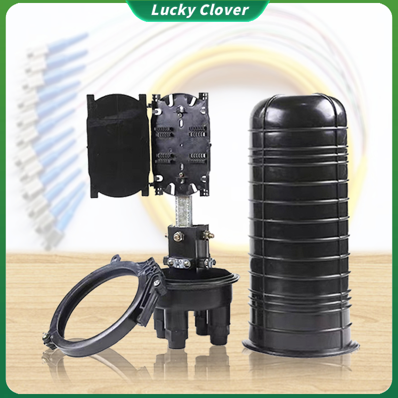 24 Cores Dome Type Mechanical Fiber Optic Splice Box Waterproof FTTH ...