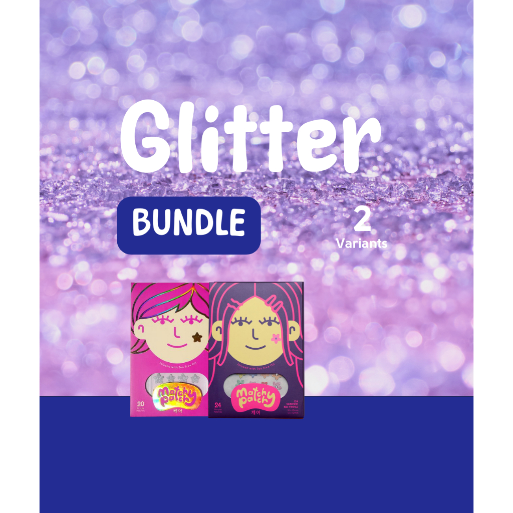 Matchy Patchy Pimple Patch | Glitter Bundle | Hydrocolloid Acne Patch ...