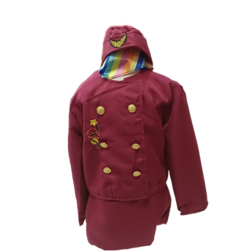 Flight Attendant FA Costume for Kids | Shopee Malaysia