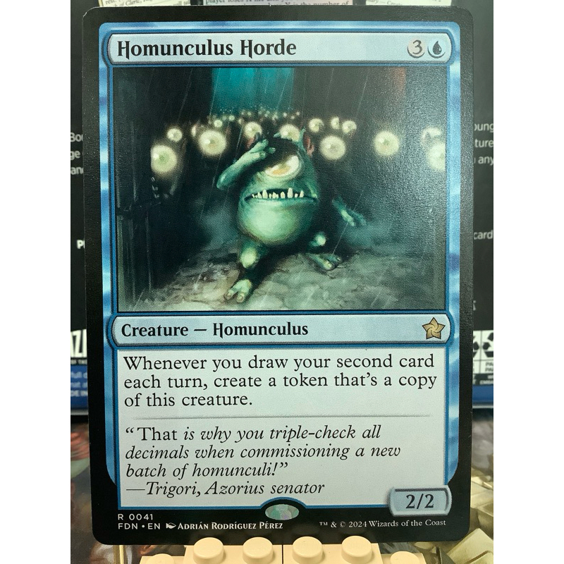 MAGIC: The Gathering - Homunculus Horde (Foundations) | Shopee Malaysia